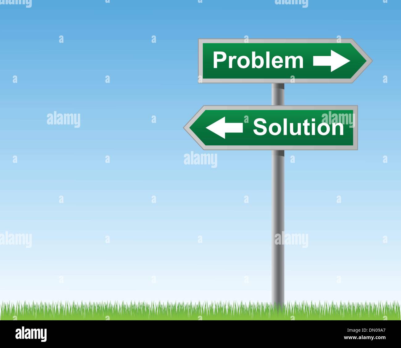 Road sign problems and solutions Stock Vector Image & Art - Alamy