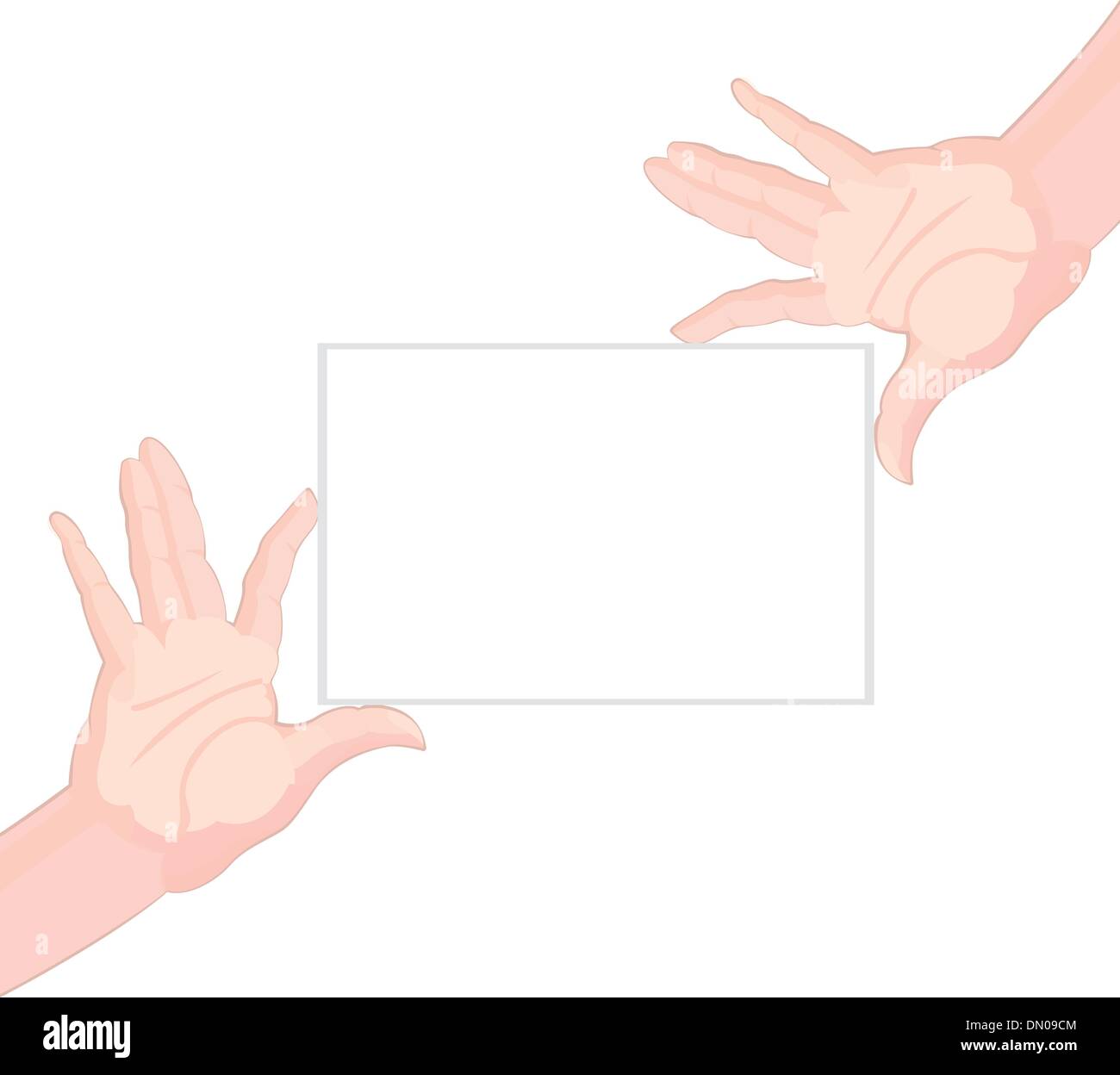 Cupped vector vectors hi-res stock photography and images - Alamy