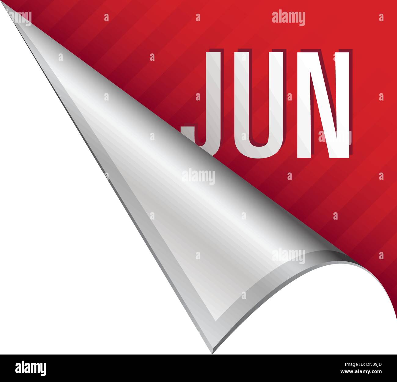 June corner tab Stock Vector Image & Art - Alamy