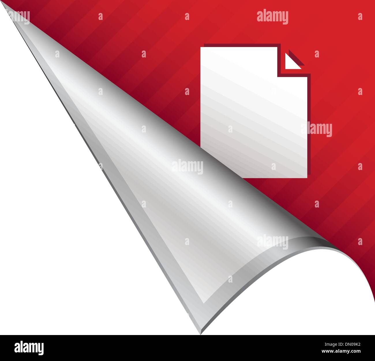 Paper document corner tab Stock Vector Image & Art - Alamy