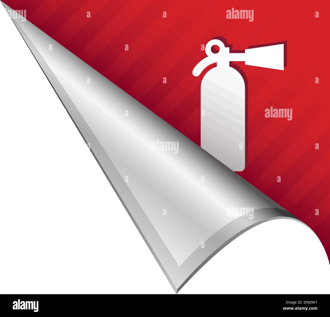 Fire extinguisher corner tab Stock Vector Image & Art - Alamy