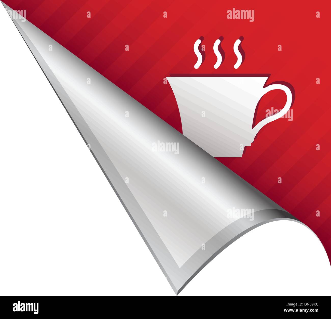 Coffee cup corner tab Stock Vector Image & Art - Alamy