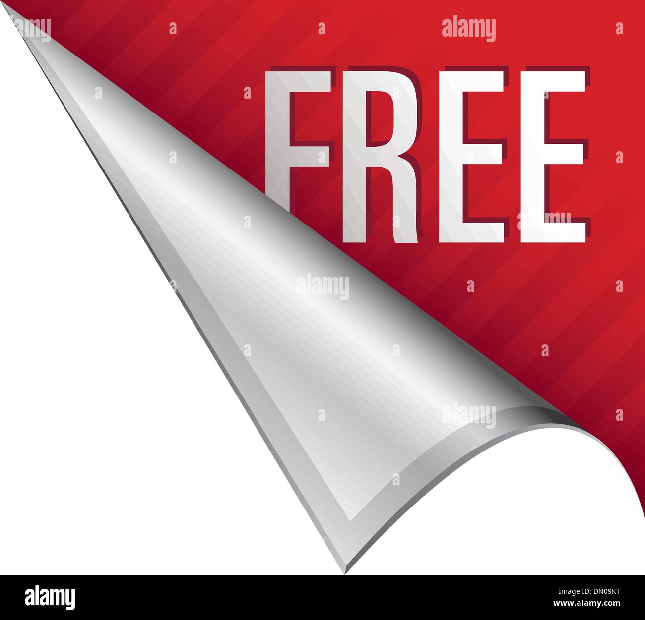 Free icon on corner tab Stock Vector Image & Art - Alamy