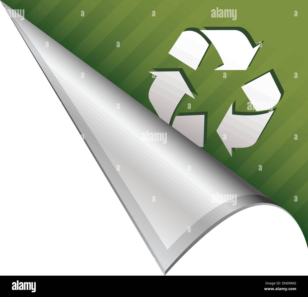 Recycling symbol corner tab Stock Vector Image & Art - Alamy
