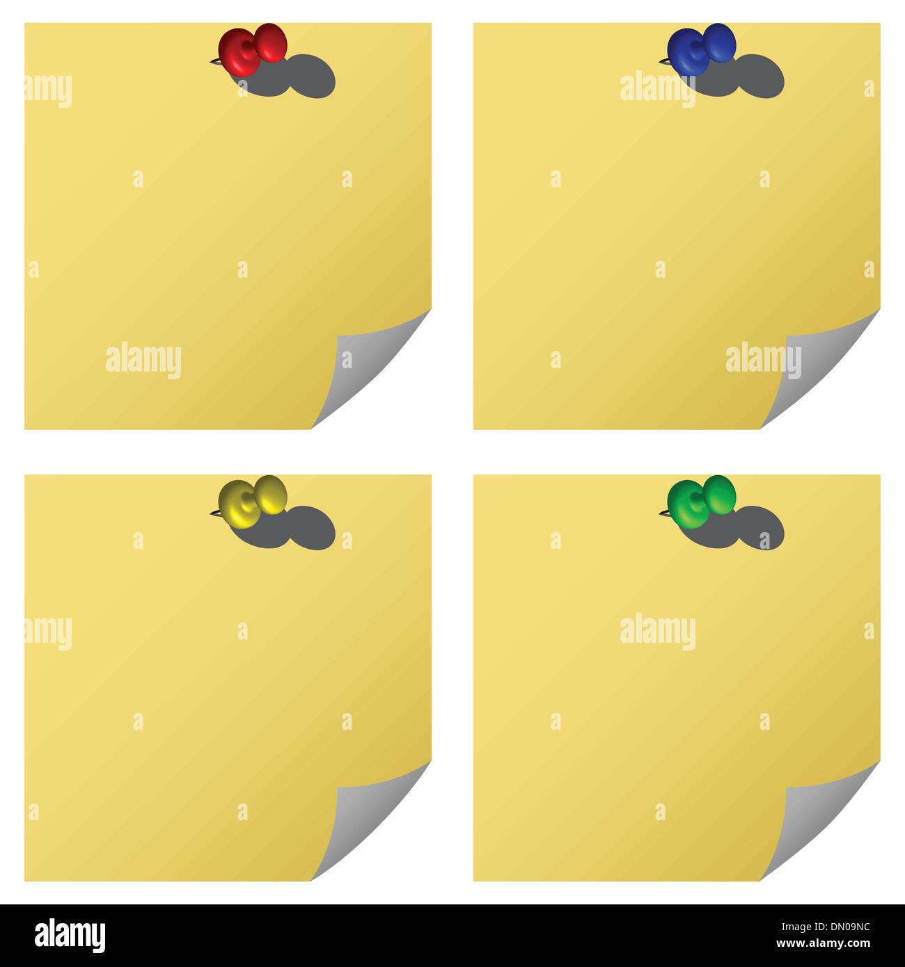 Assorted notes Stock Vector Images - Alamy