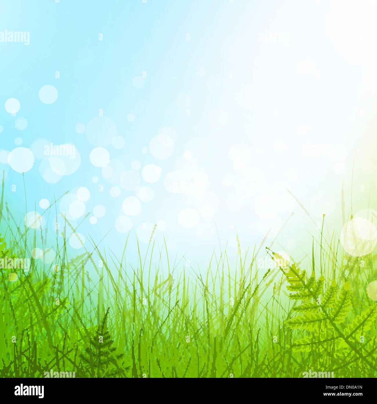 Green grass image Stock Vector Images - Alamy