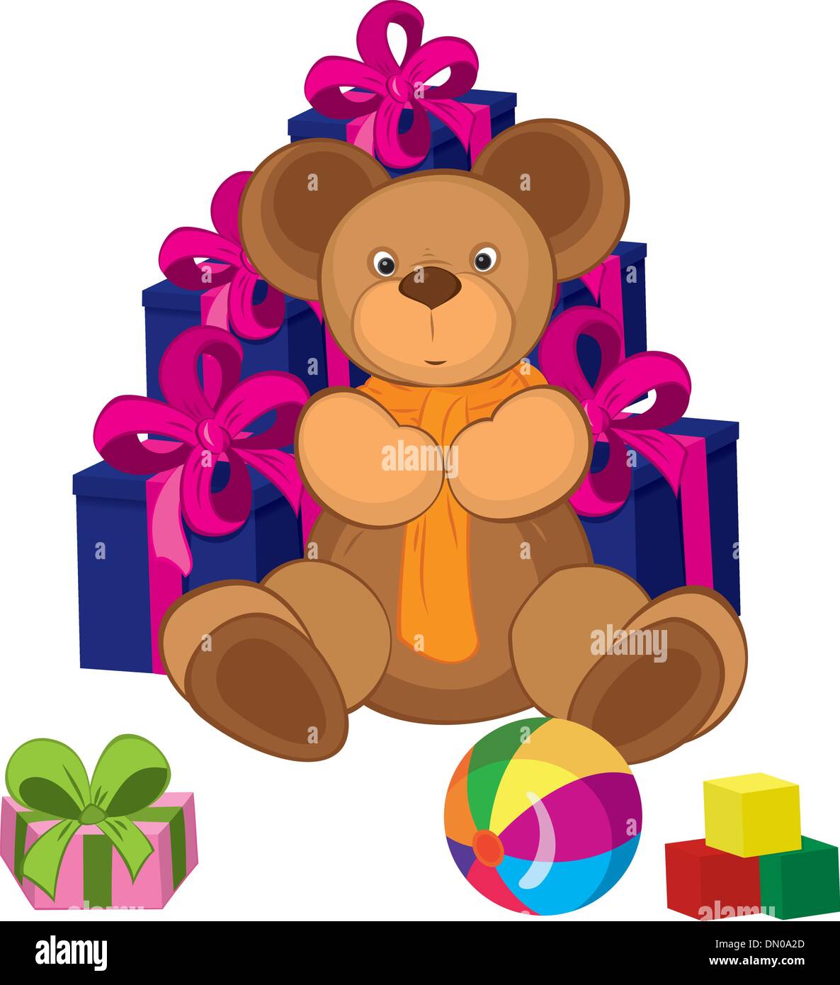 Kid toy box cartoon Stock Vector Images - Alamy