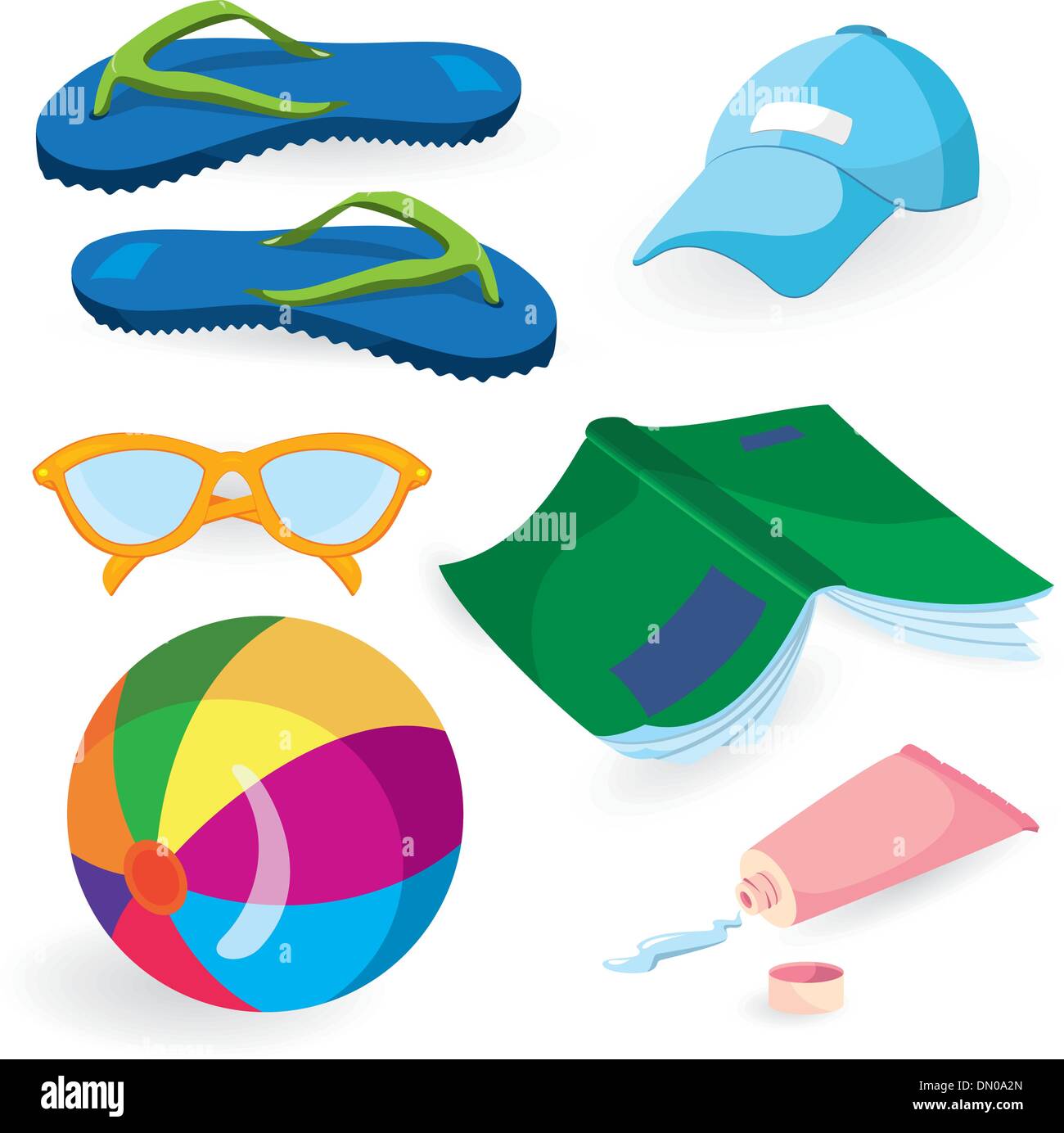 Beach hat icon Cut Out Stock Images & Pictures - Alamy