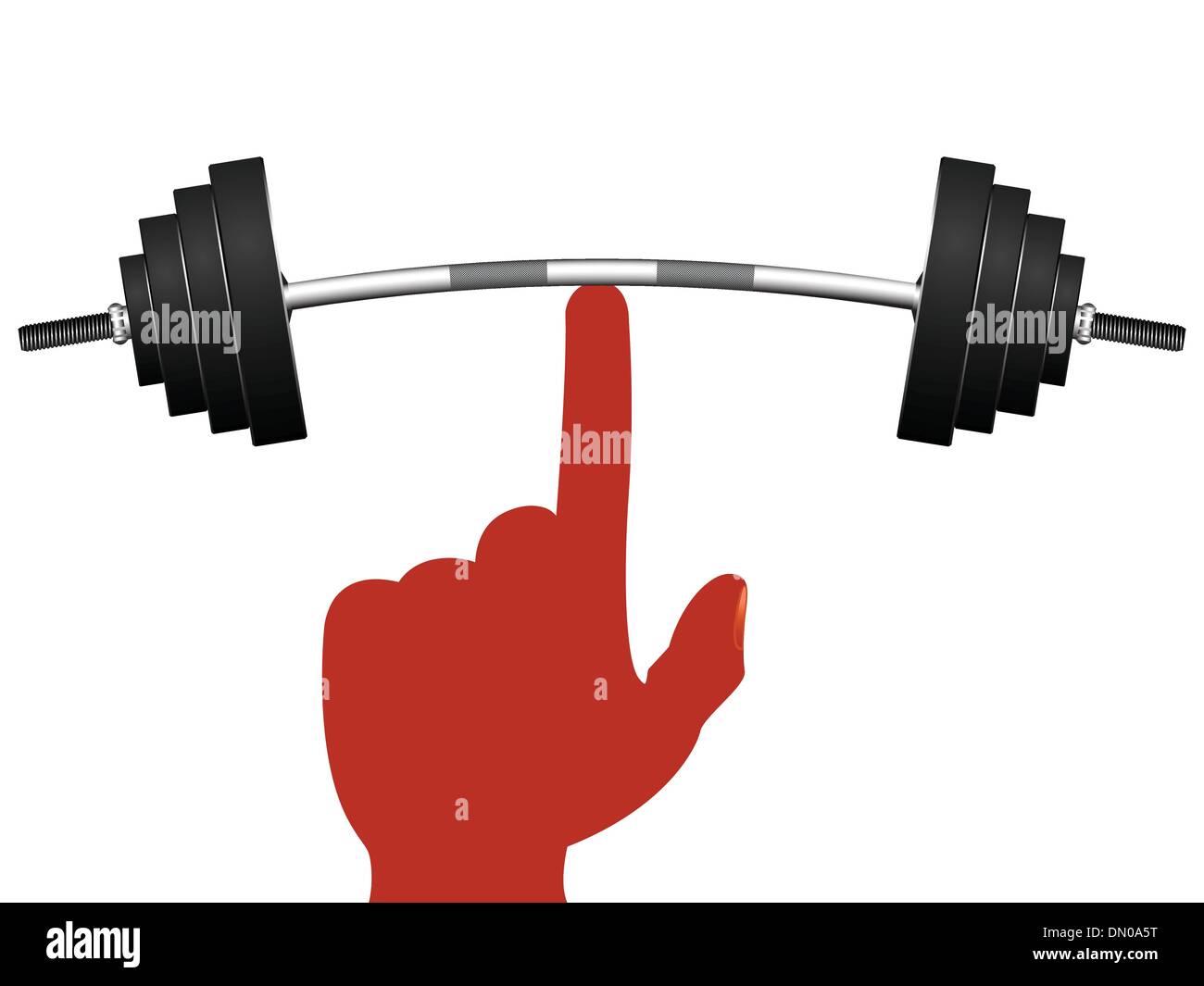 Hand weights exercise illustration hi-res stock photography and images ...