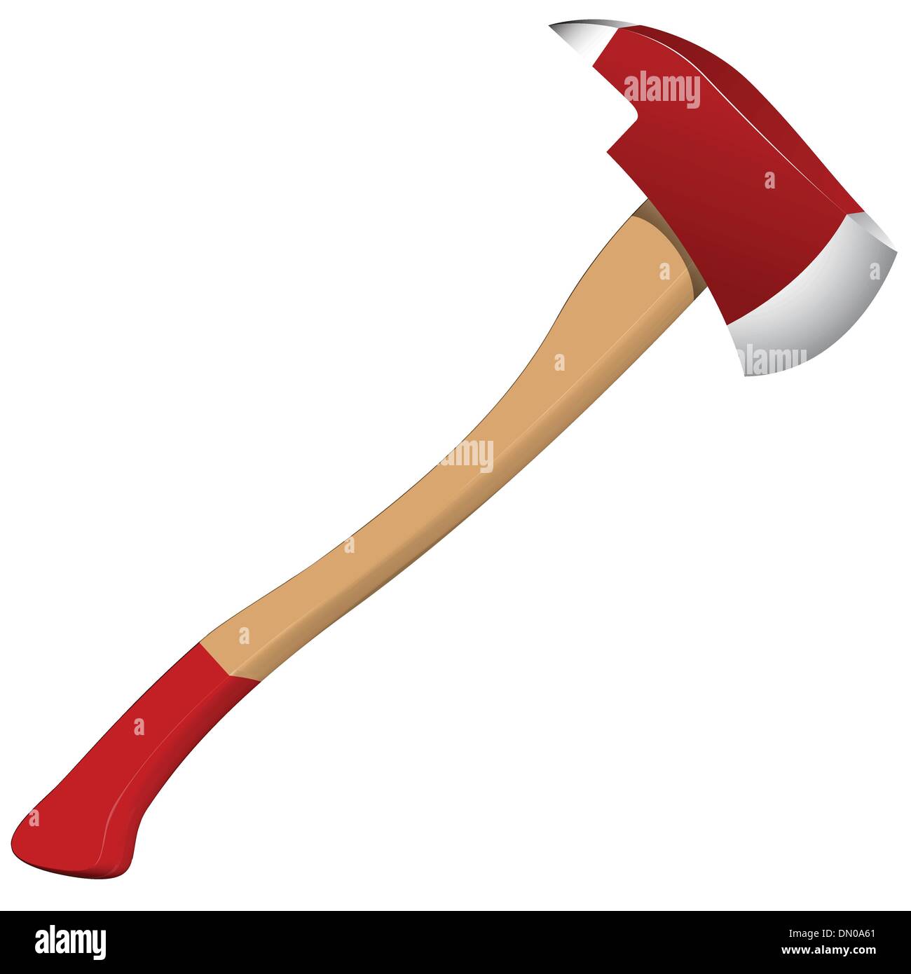 3d render firefighter axe Stock Vector Images - Alamy