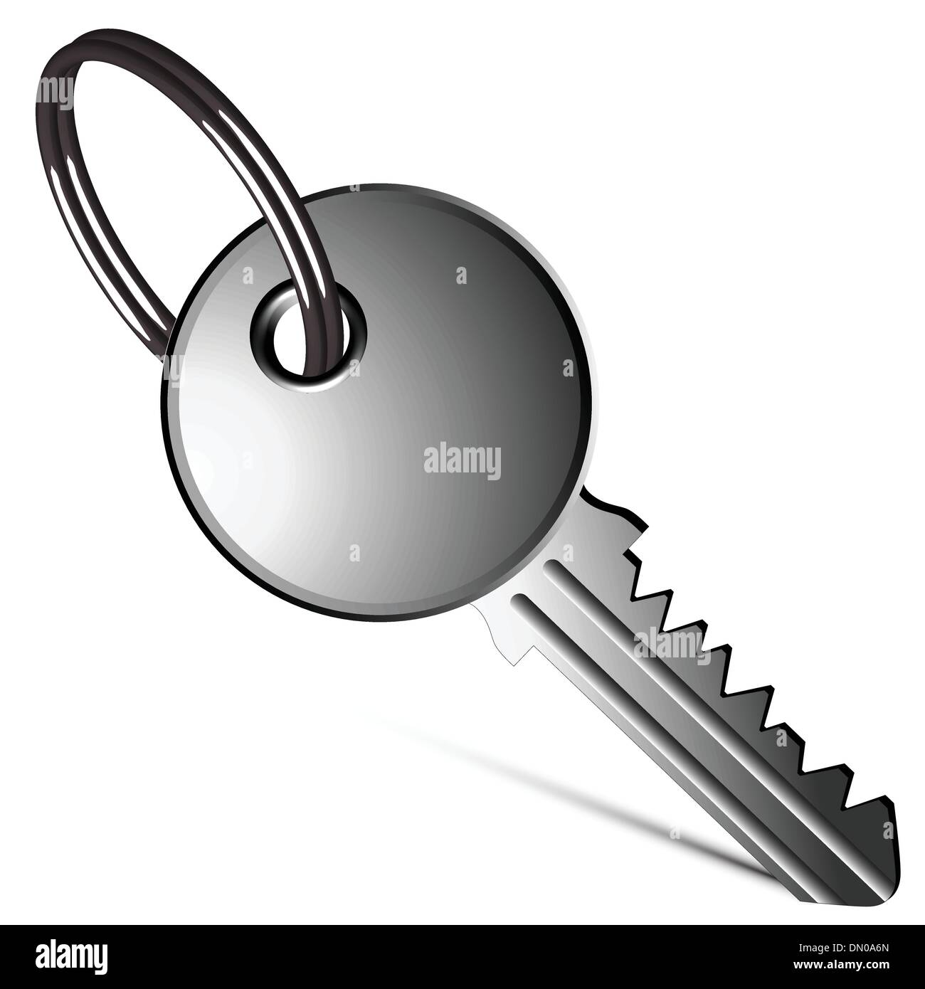 Silver yale key Stock Vector Images - Alamy