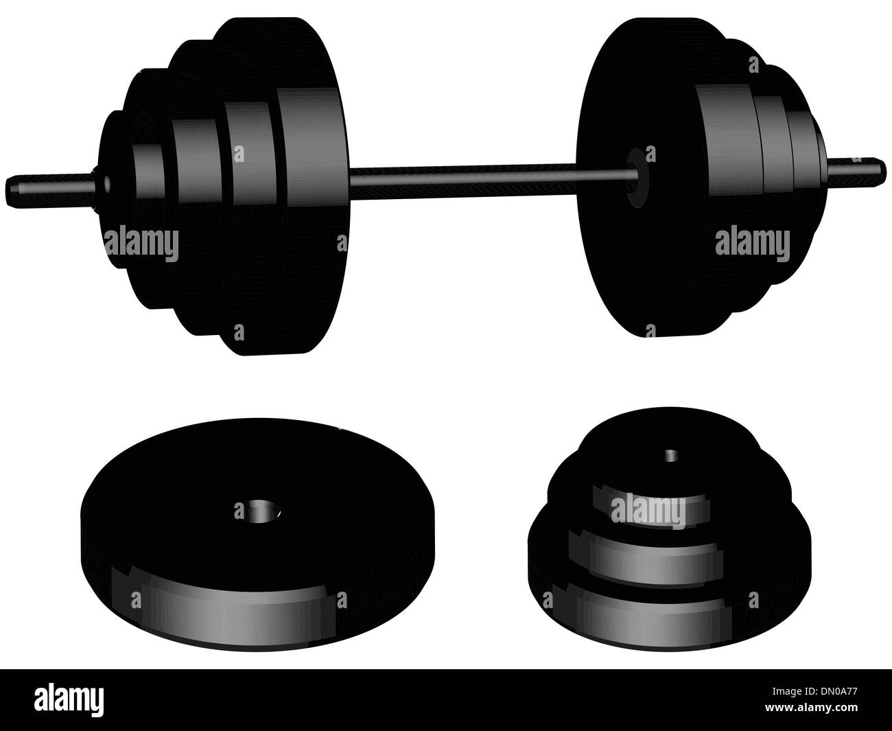 Weights strength Stock Vector Images - Alamy