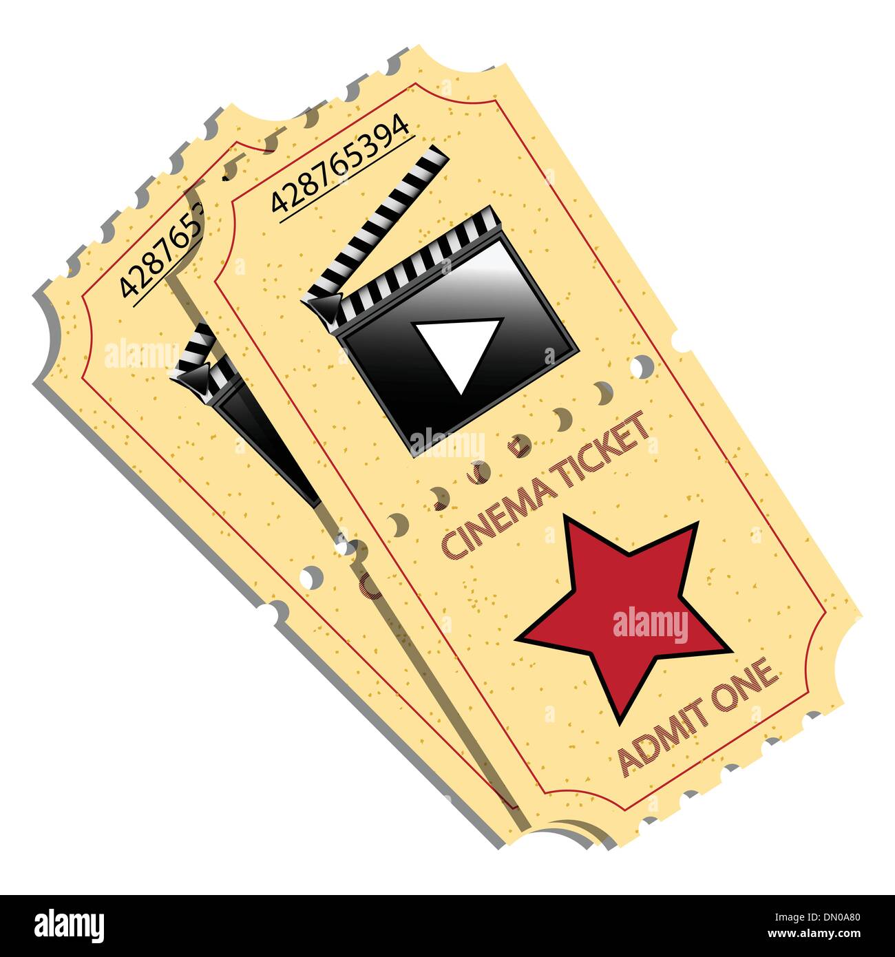 Entry tickets Stock Vector Images - Alamy