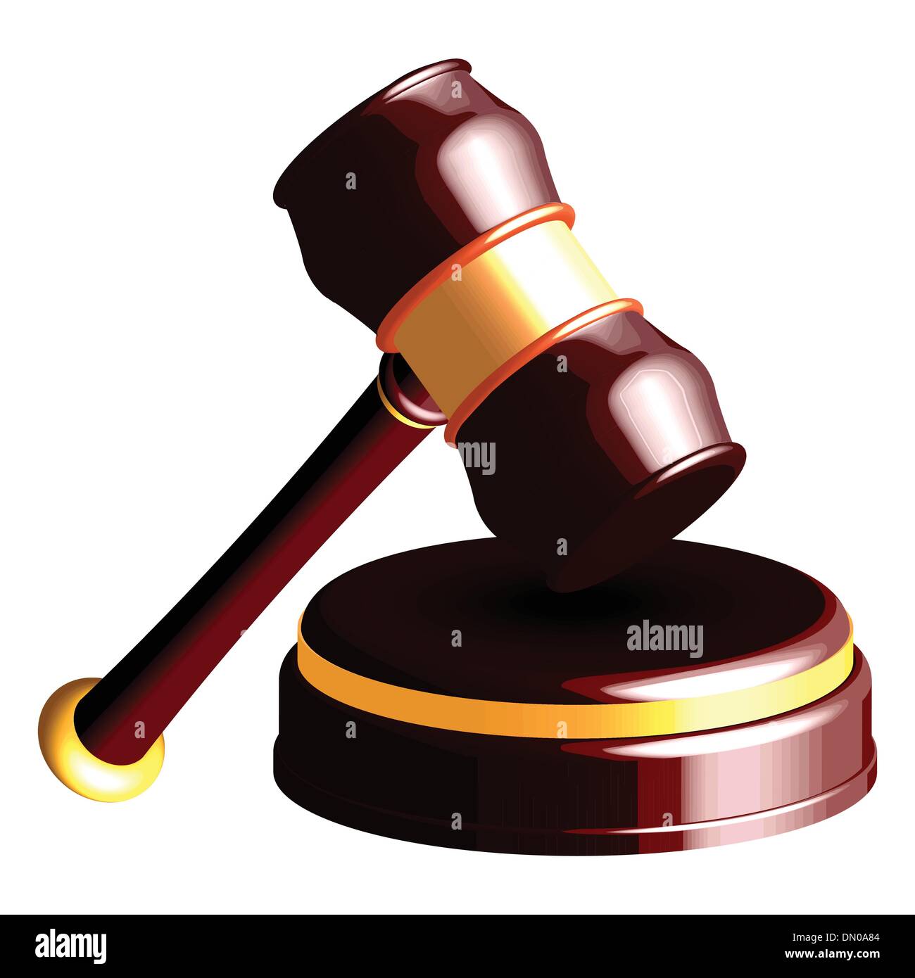 wooden gavel 2 Stock Vector Image & Art - Alamy