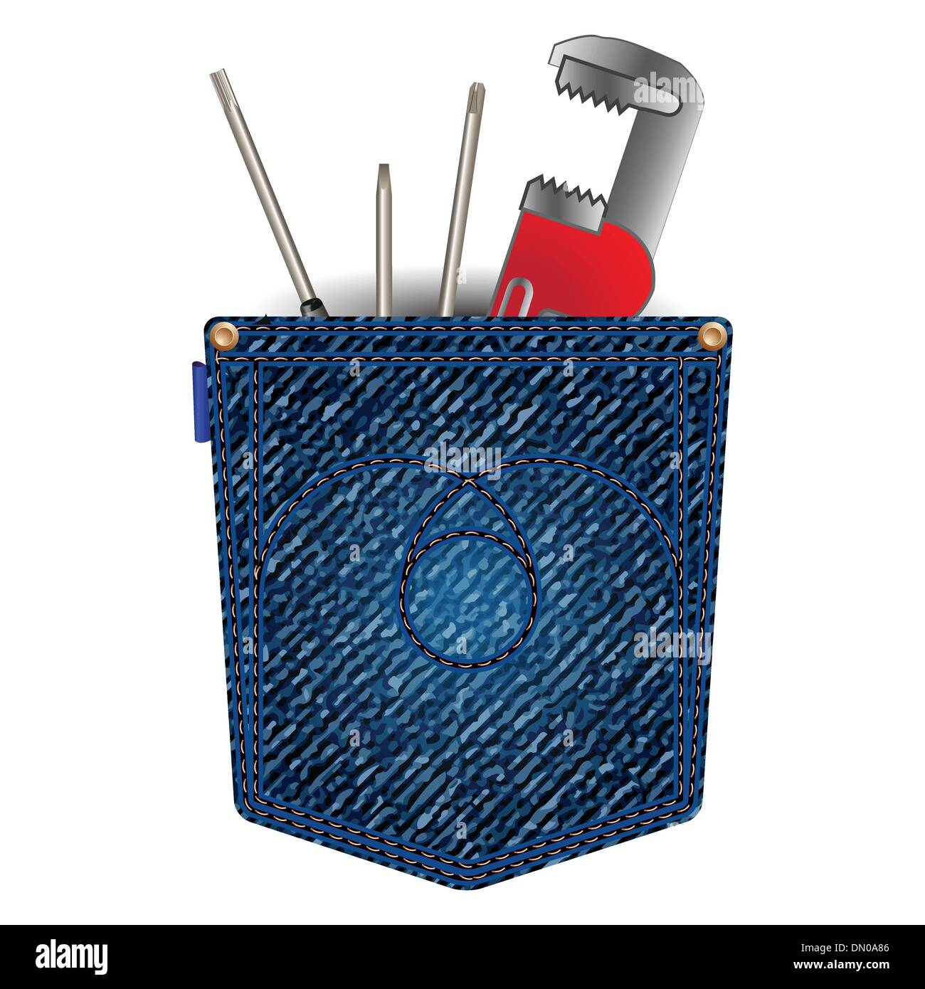 Old used tools Stock Vector Images - Alamy