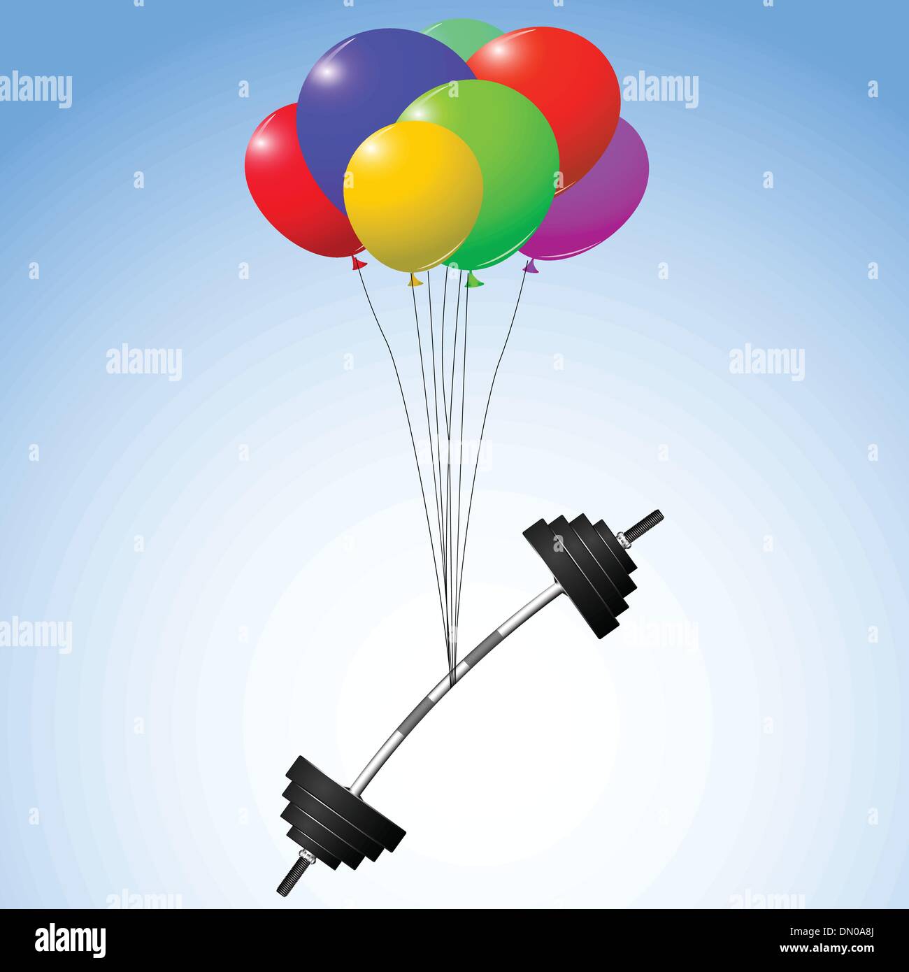 balloons and weights Stock Vector Image & Art - Alamy