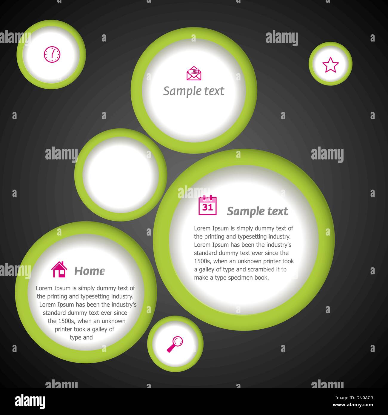 Communication page Stock Vector Images - Alamy