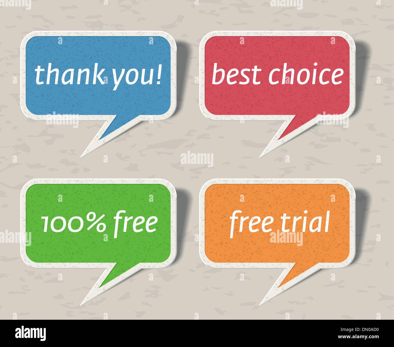 Speech bubbles set best Stock Vector Images - Alamy