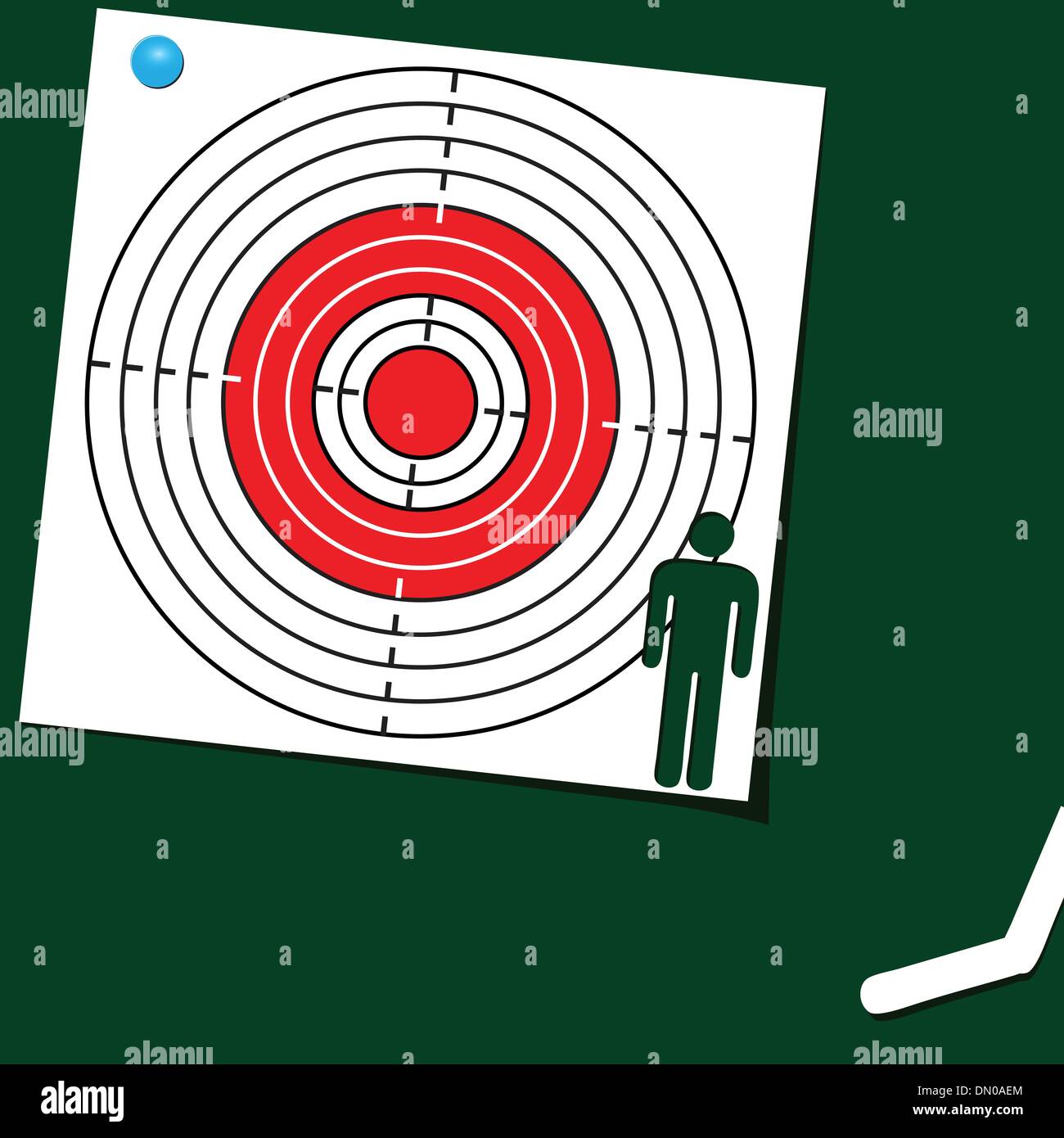 Target symbol of man Stock Vector Image & Art - Alamy