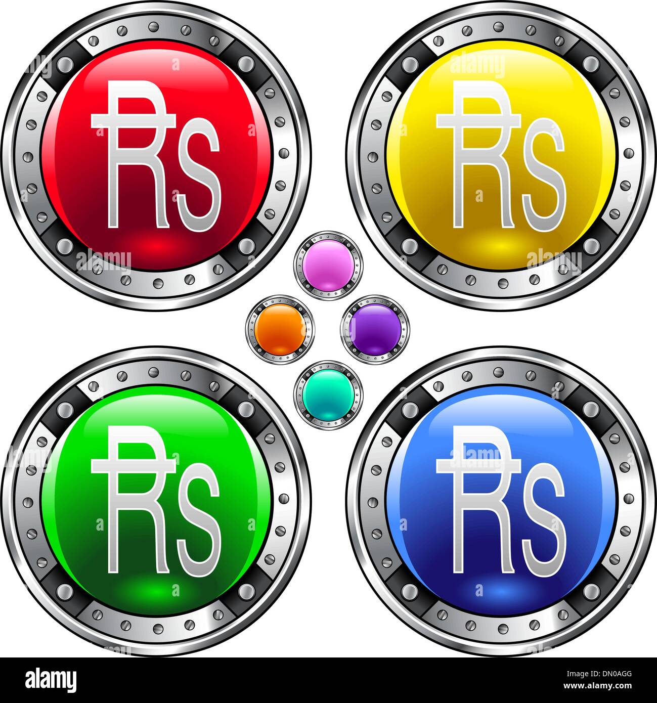 Blue sign indian rupee symbol hi-res stock photography and images - Alamy
