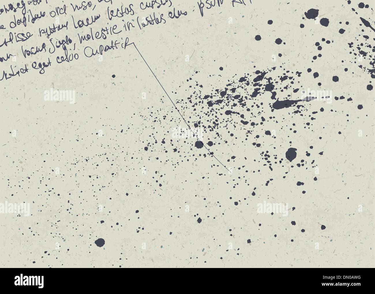 Suddenly unfinished letter. Concept illustration, vector, EPS10 Stock ...