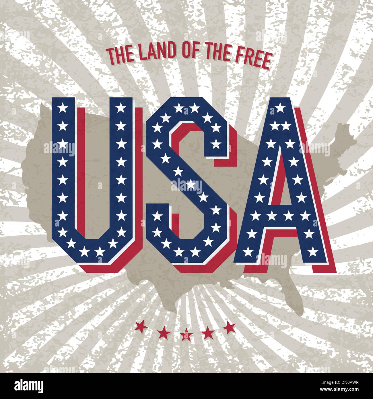 USA abstract poster design, vector, EPS10 Stock Vector Image & Art - Alamy