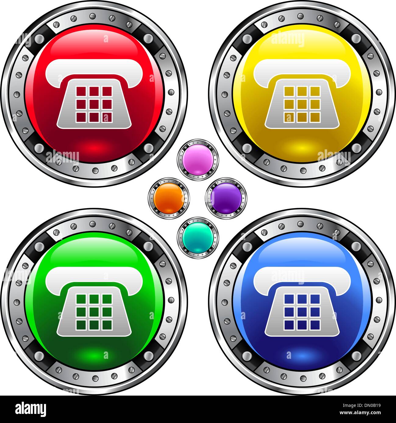 Telefon cell Stock Vector Images - Alamy