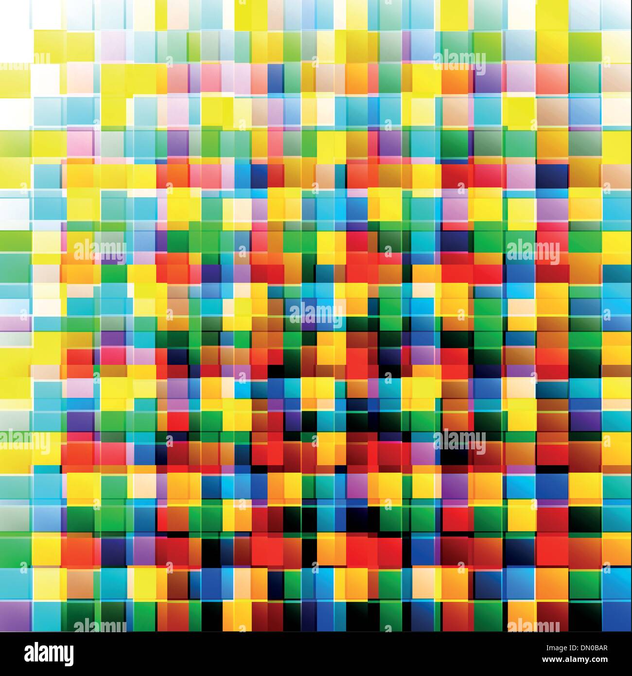 Abstract colorful background from square parts with space for te Stock ...