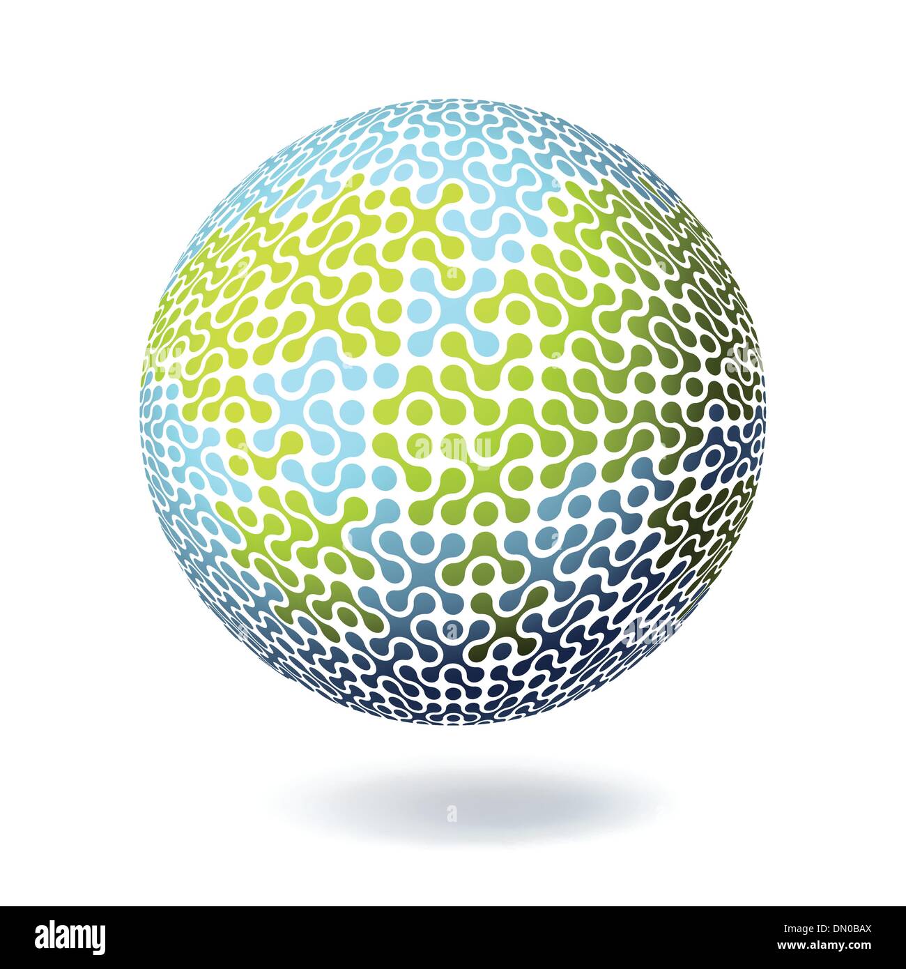 Earth Connections concept. Poster design template. Vector illust Stock ...