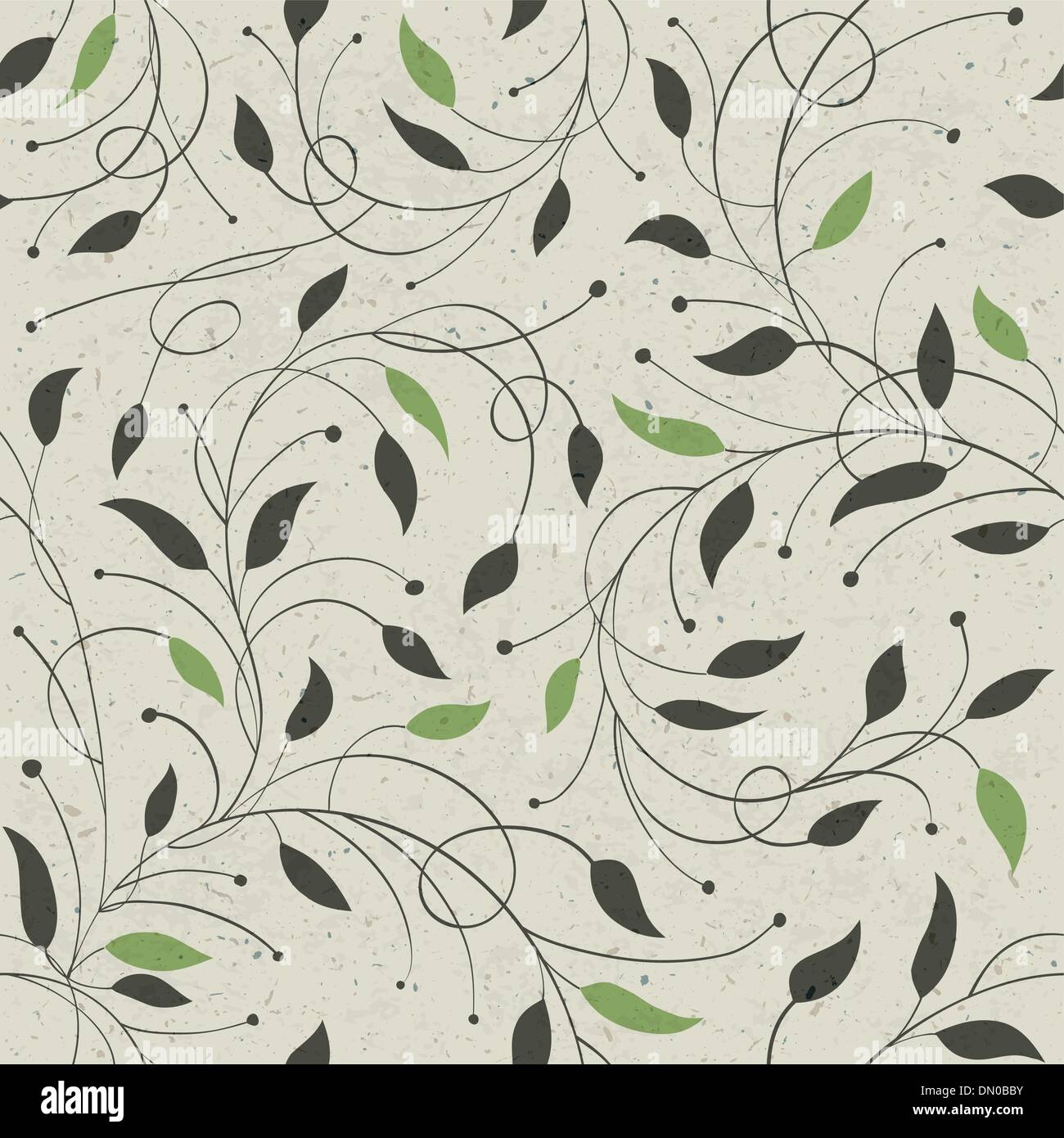 Seamless ecology pattern with leaves. Vector, EPS10 Stock Vector Image ...