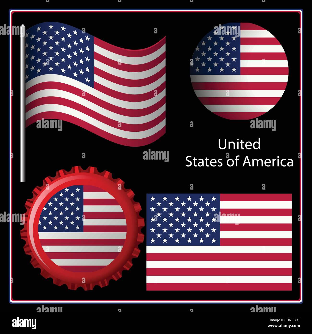 us graphic set Stock Vector Image & Art - Alamy