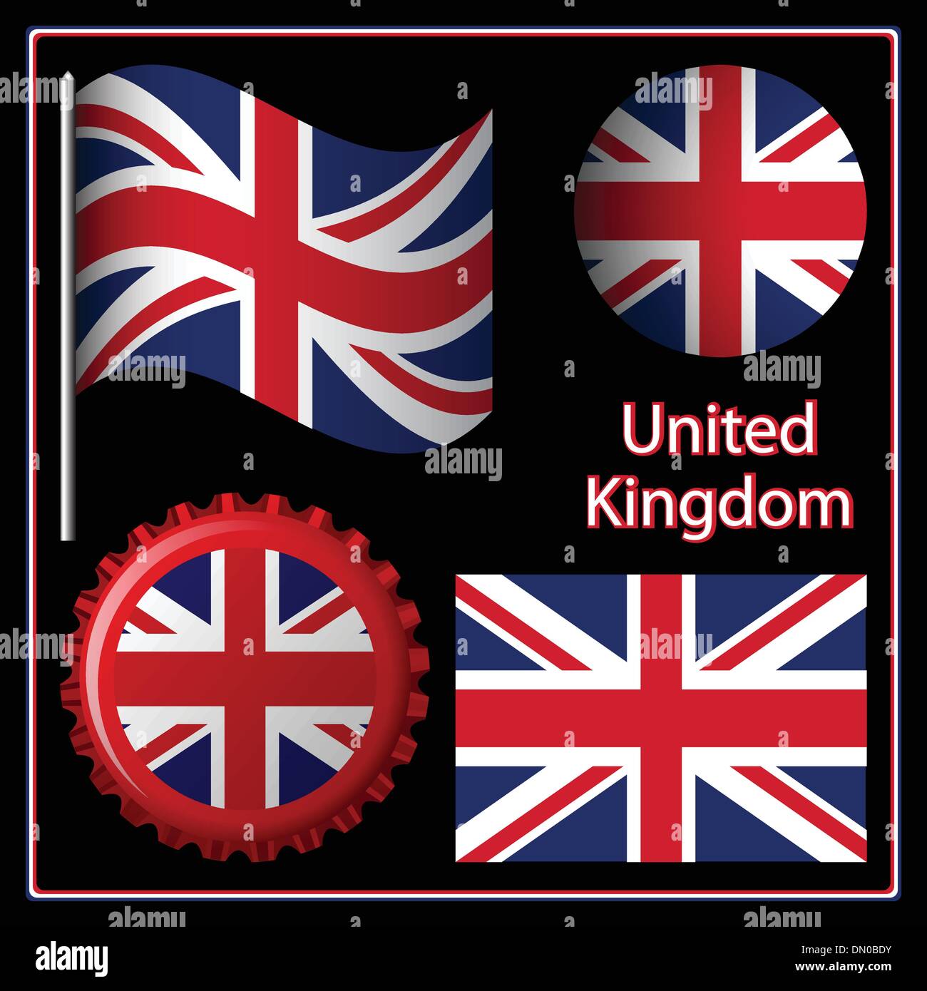 england graphic set Stock Vector Image & Art - Alamy
