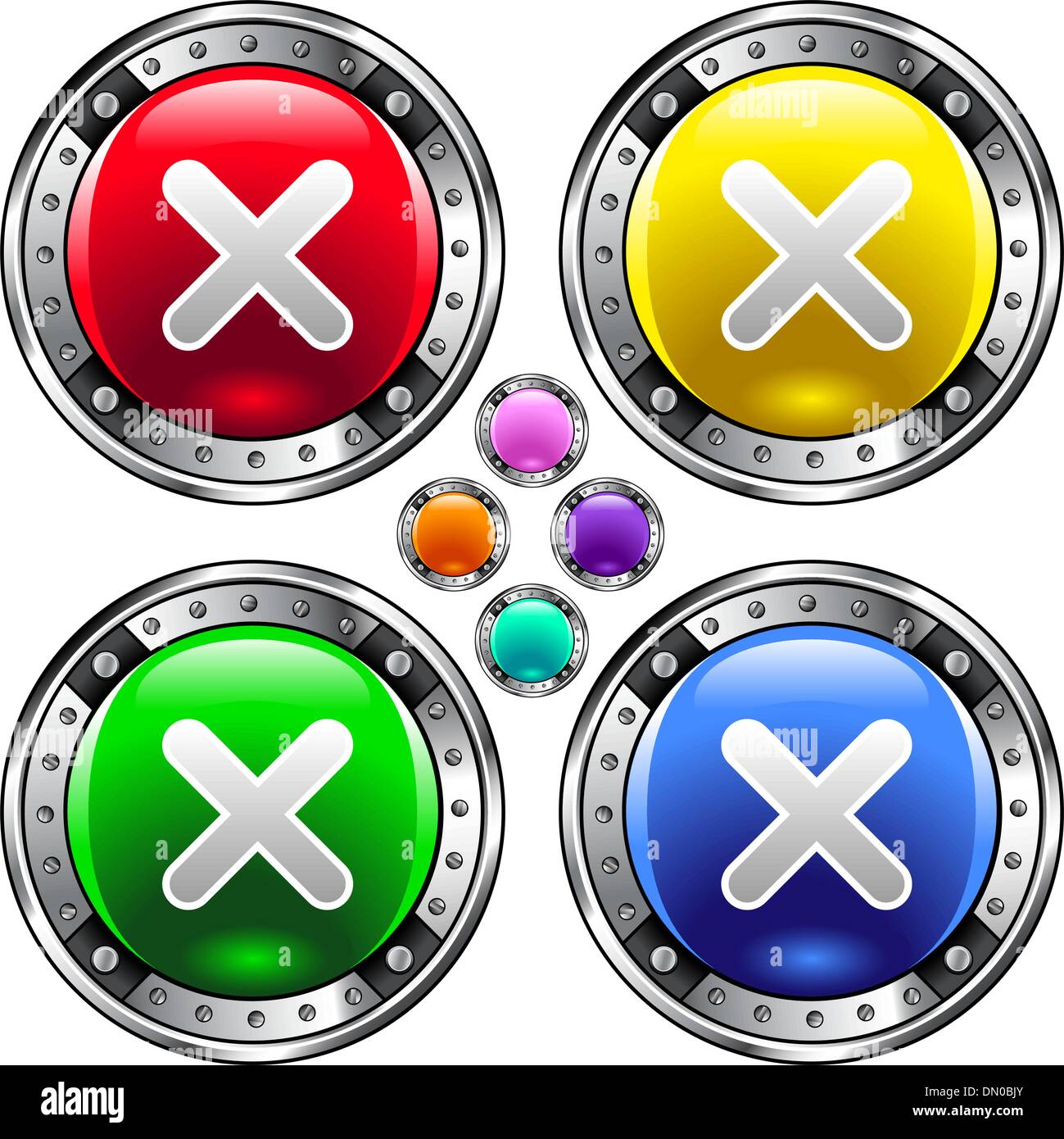 X button Stock Vector Images - Alamy