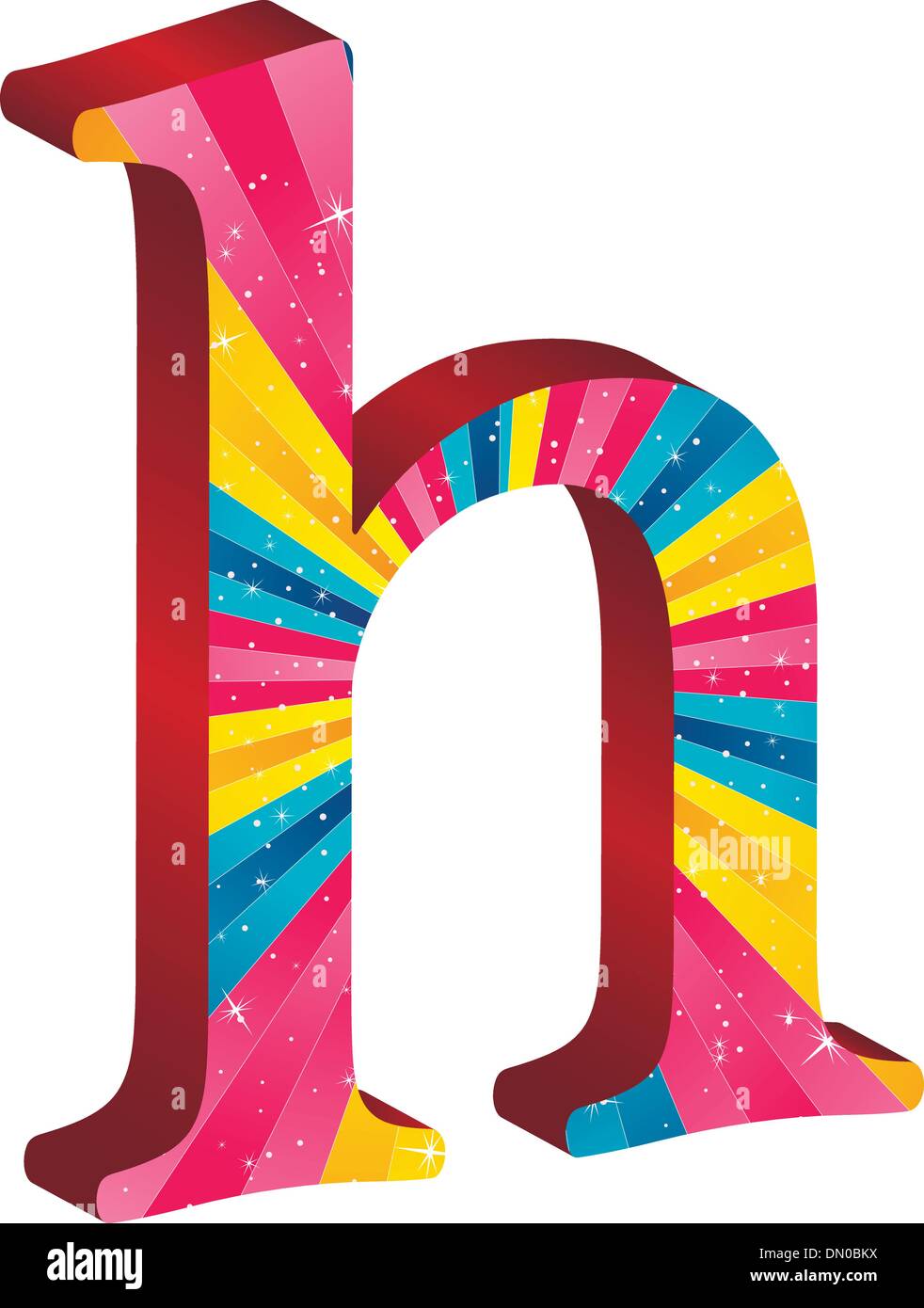 3d alphabet isolated multicolored Stock Vector Images - Alamy
