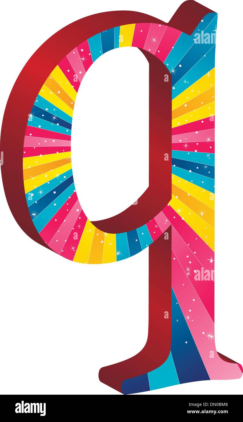 Colored alphabet with stripes and stars Stock Vector Image & Art - Alamy