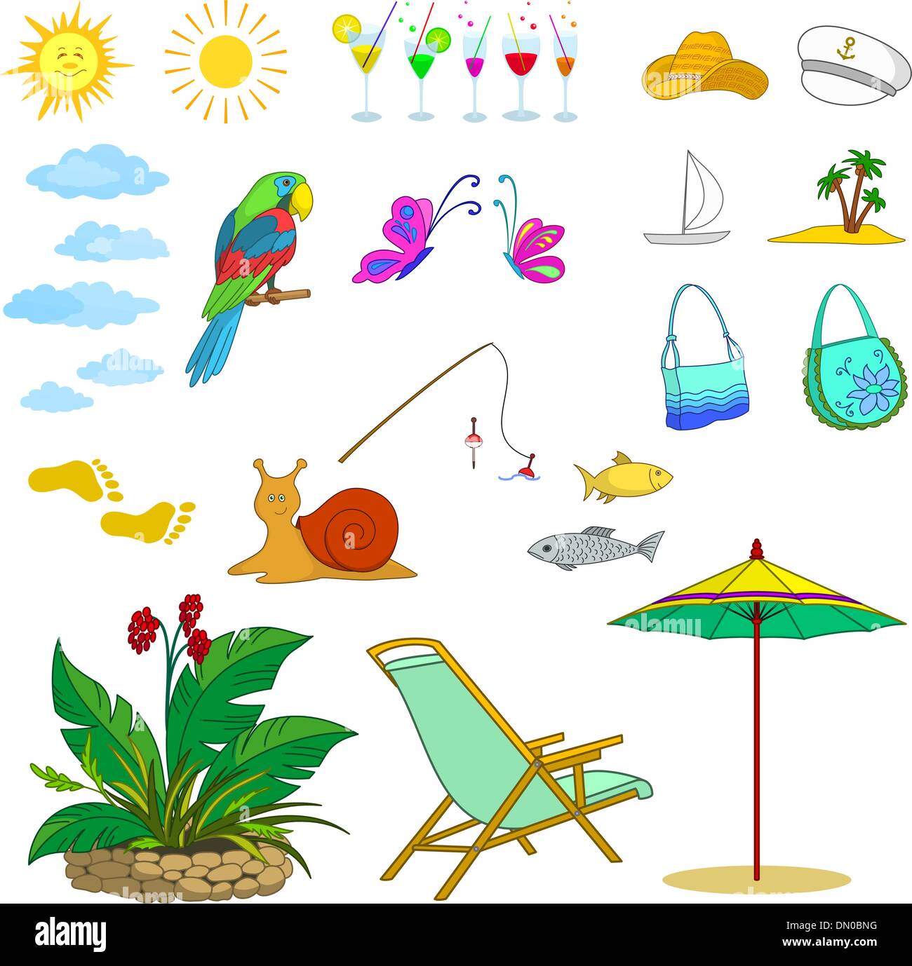 Group of objects vectors hi-res stock photography and images - Alamy