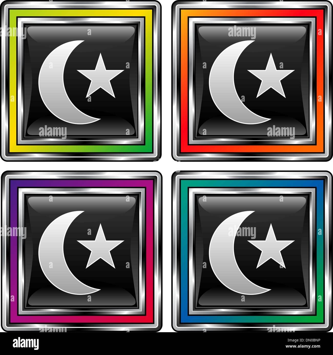 Imam square Stock Vector Images - Alamy