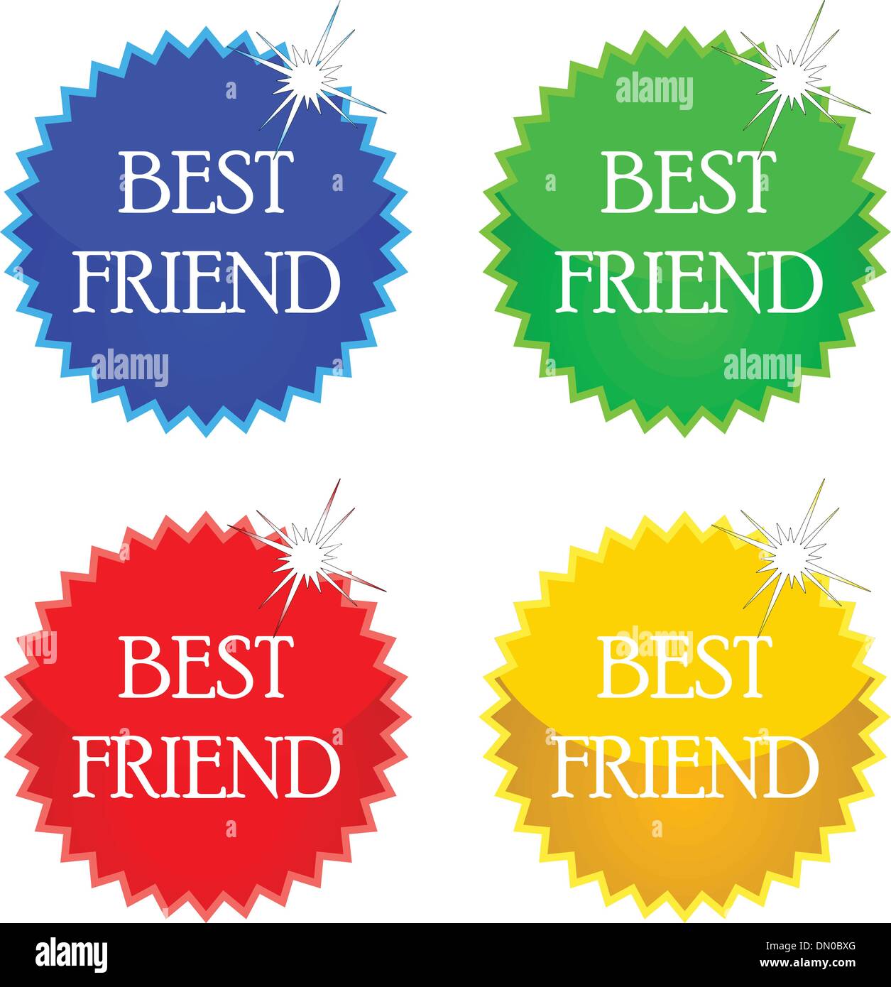 best friend icons Stock Vector Image & Art - Alamy
