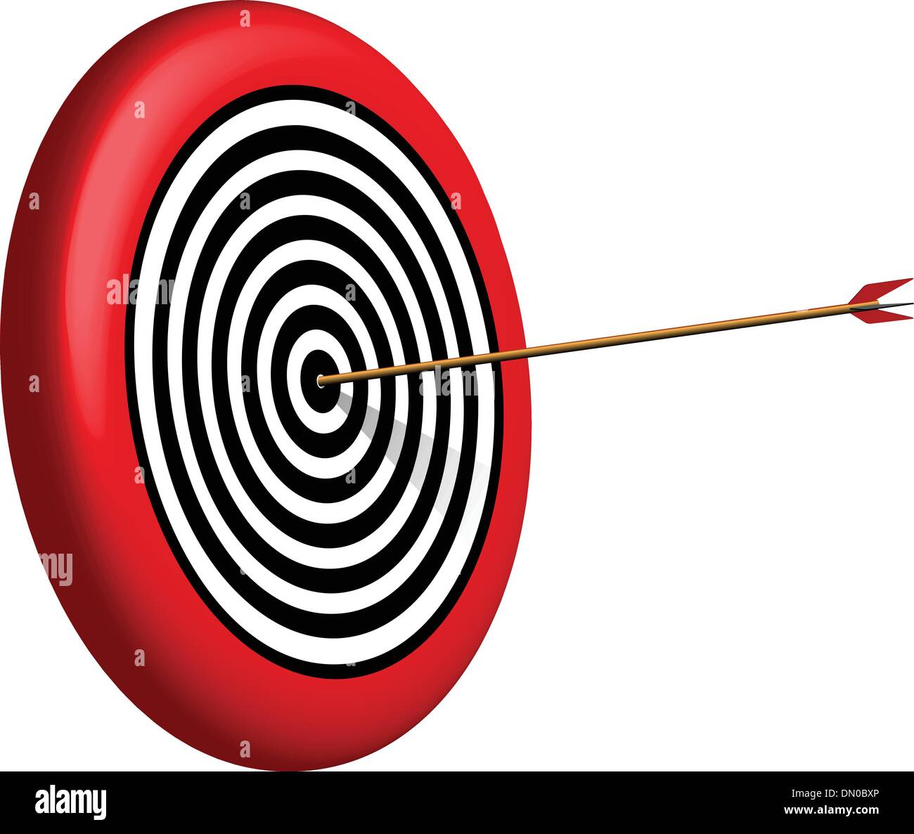 target and arrow Stock Vector Image & Art - Alamy