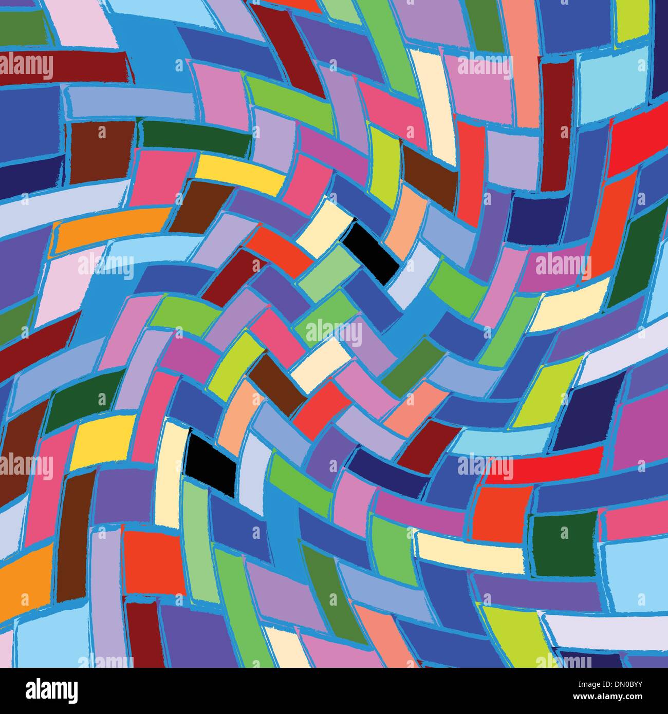 twisted square pattern Stock Vector Image & Art - Alamy