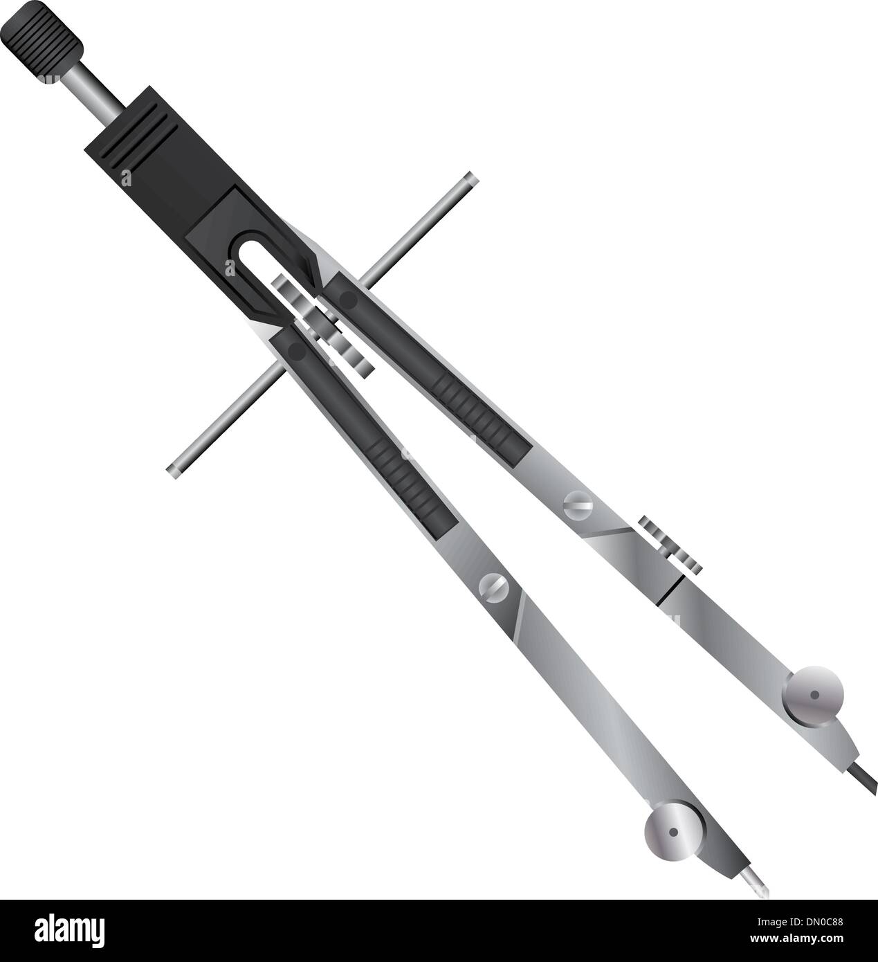 Drafting compass vector Stock Vector Image & Art - Alamy