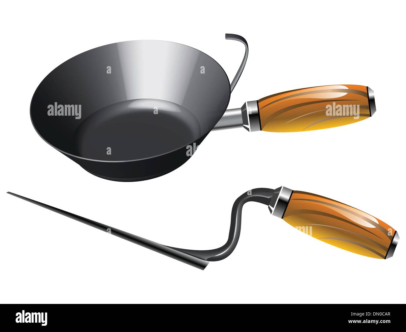 Construction background tools trowel Stock Vector Images - Alamy