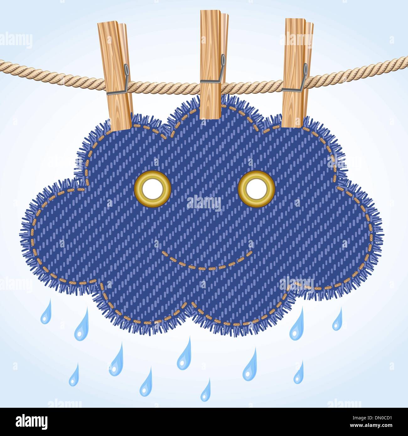 Rain cloud Stock Vector Images - Alamy