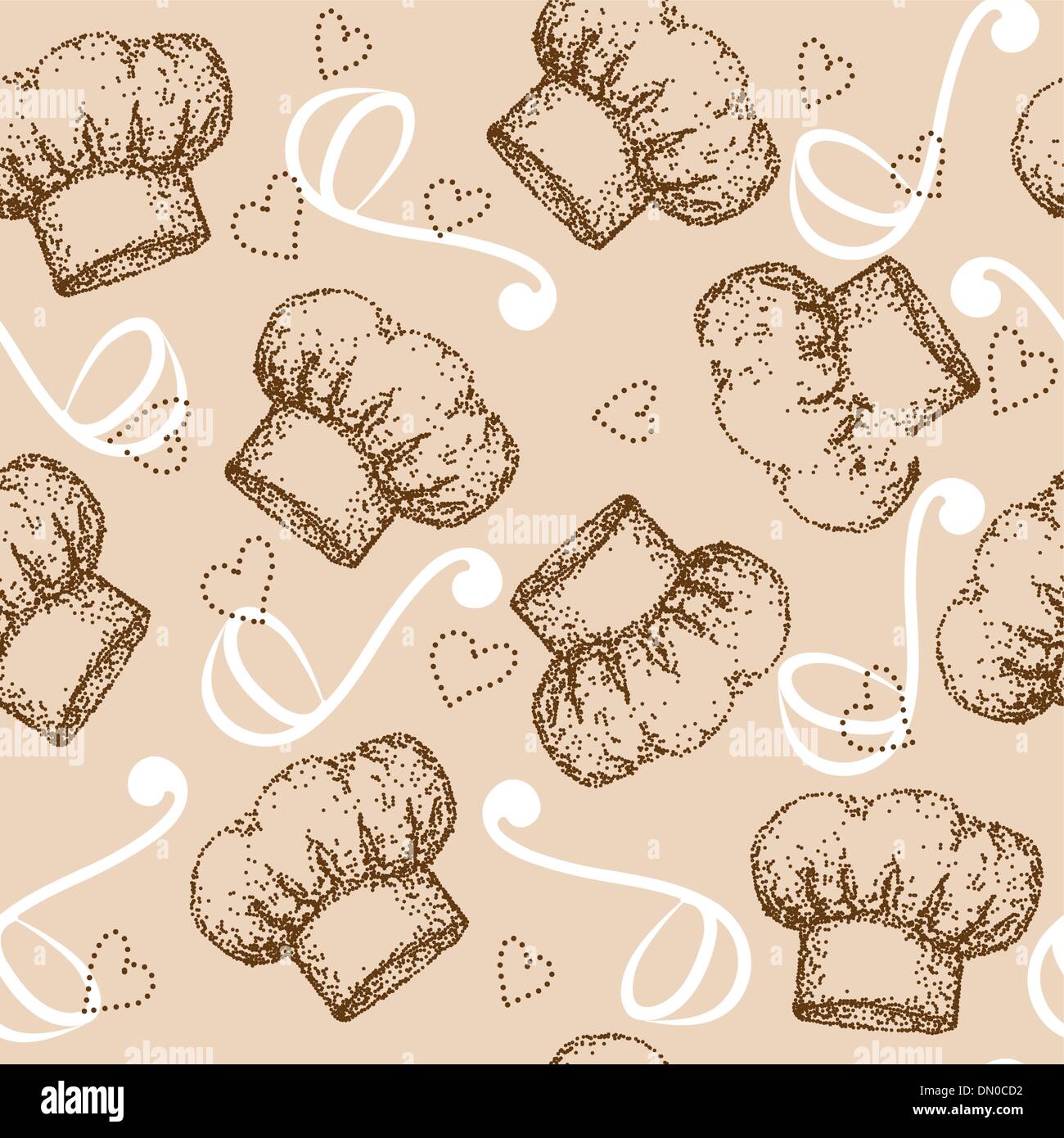 Cooking seamless pattern with chef hat Stock Vector Image & Art - Alamy