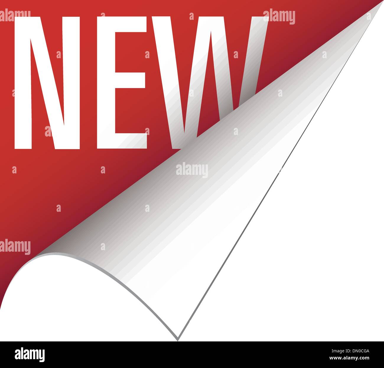 New corner tab Stock Vector Image & Art - Alamy