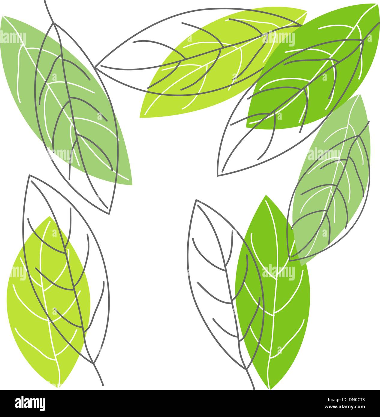 Leaf, spring - vector background Stock Vector Image & Art - Alamy