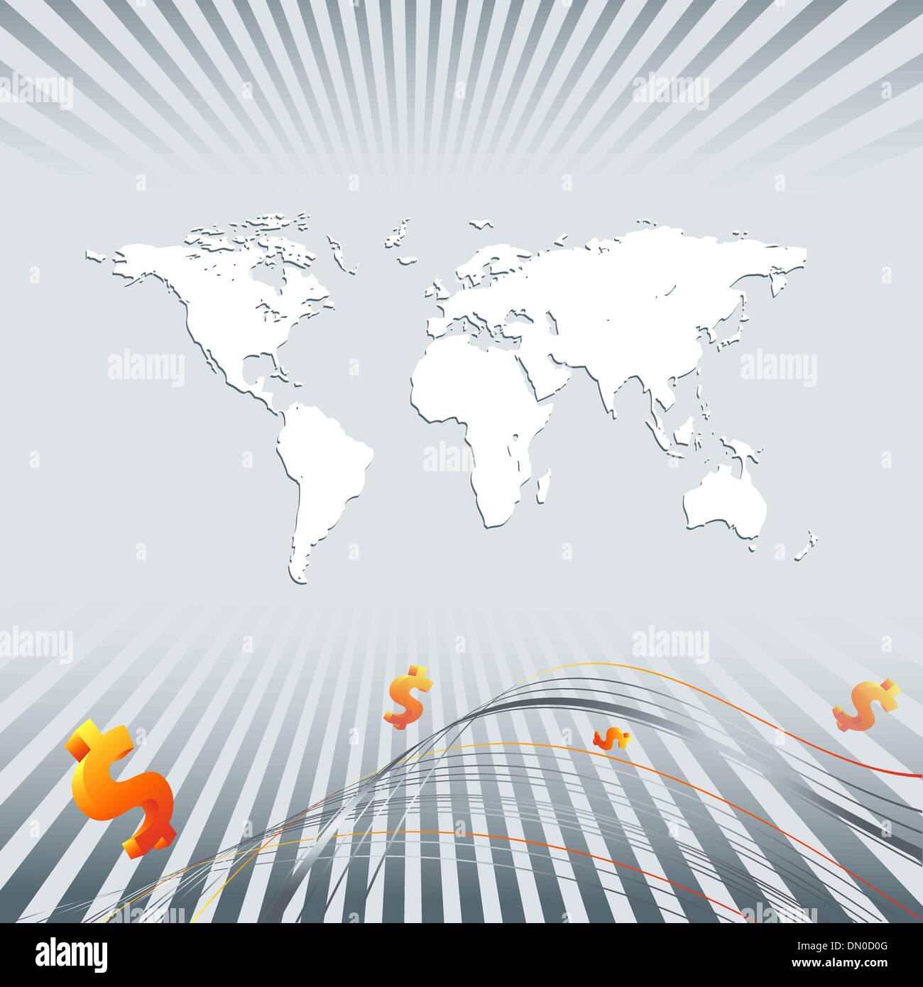 vector background with dollars Stock Vector Image & Art - Alamy