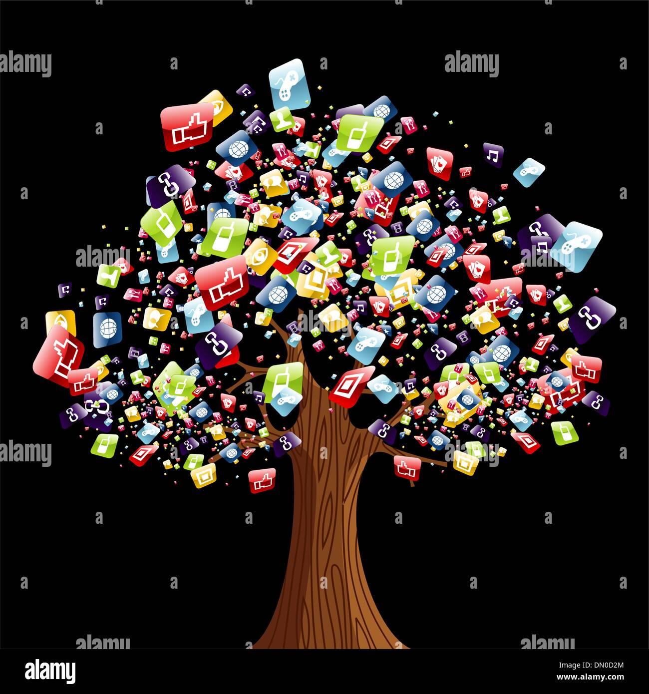 Dialog tree Stock Vector Images - Alamy