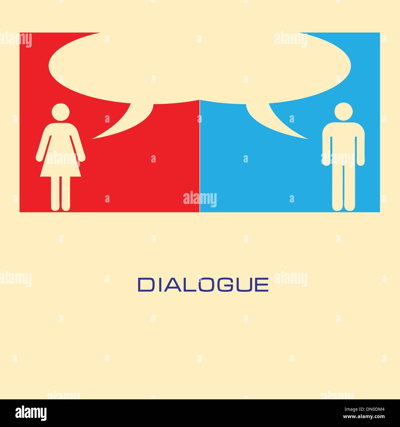 Dialogue Stock Vector Images - Alamy