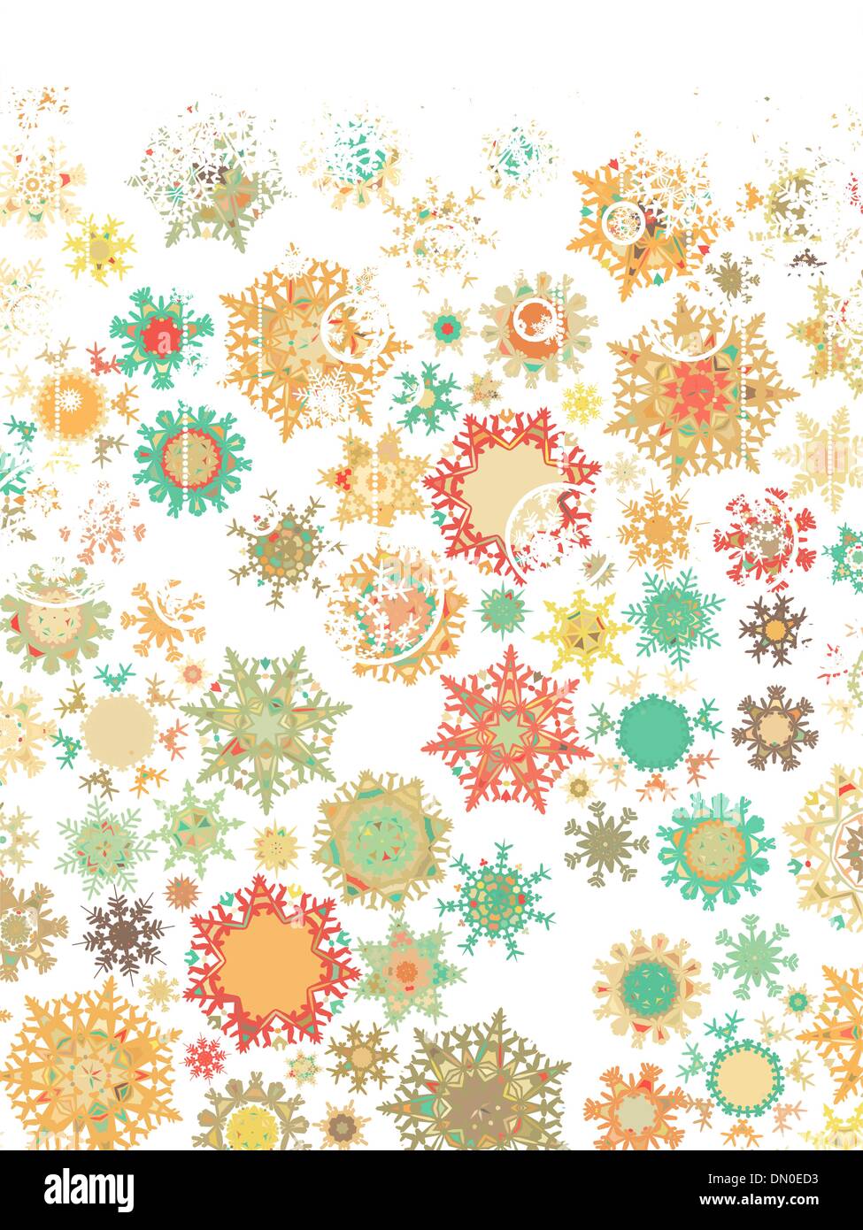 Funky snowflakes hi-res stock photography and images - Alamy